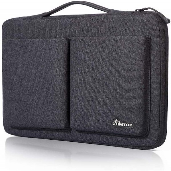Túi chống sốc SIMTOP Leather Pocket 15.6'' black S1005-E01D